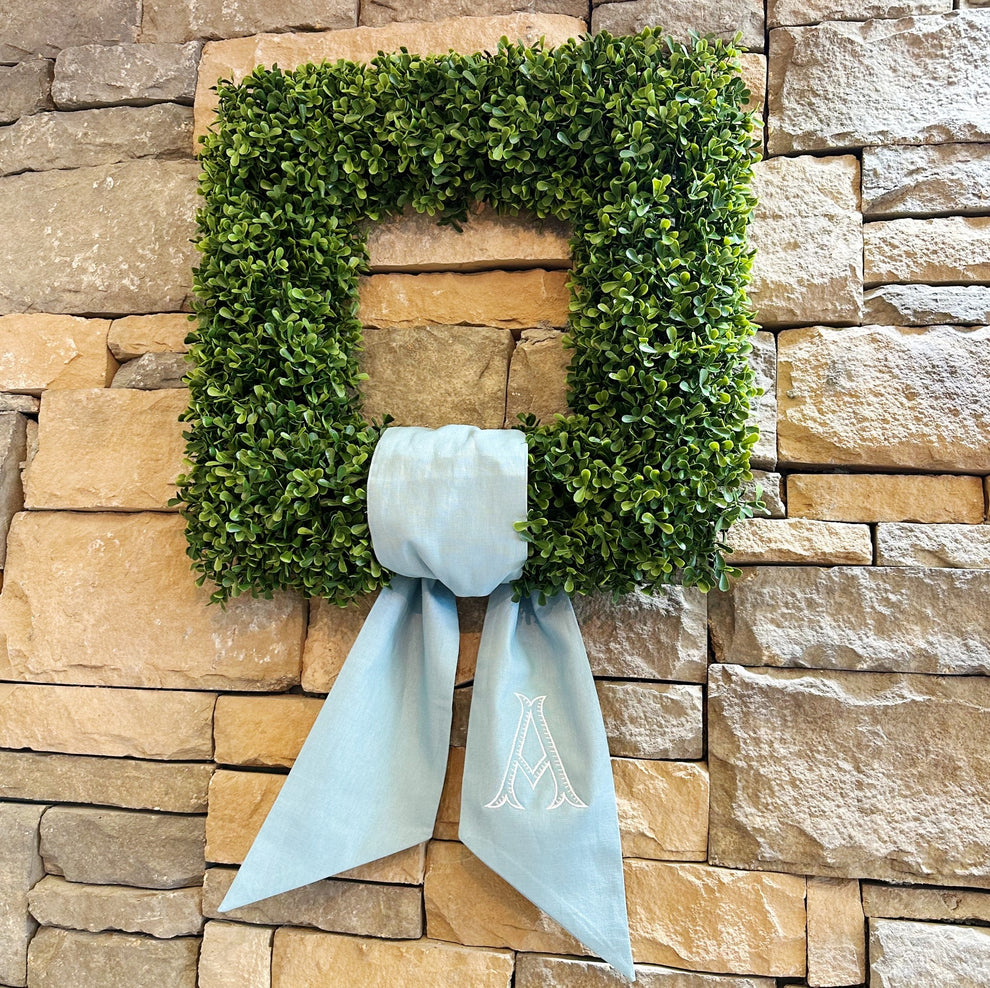 Linen Wreath Sash – PAPER AFFAIR DALLAS